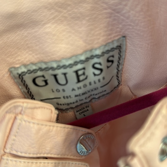 Guess | Jackets & Coats | Guess Womens Long Sleeve Sabrina Pink ...